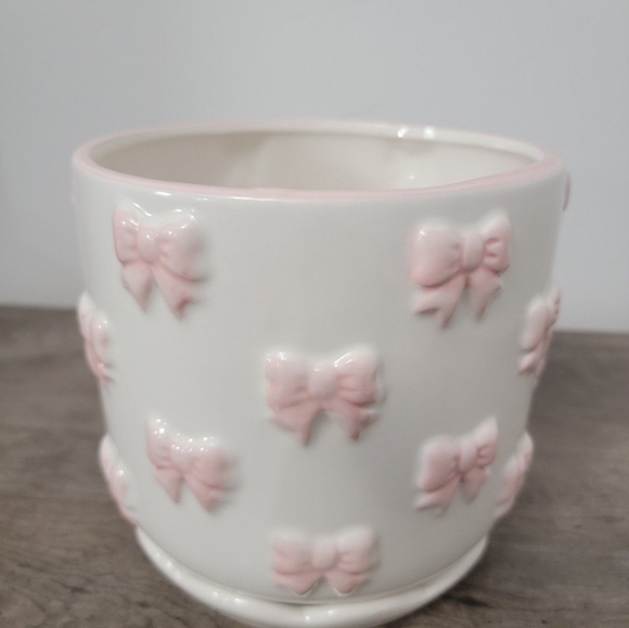 Other | Pink Bow Planter Viral Tiktok | Poshmark